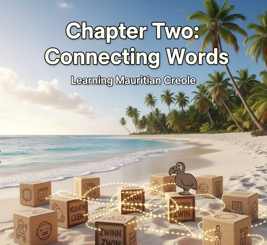 Learn Mauritian Creole - Lesson 2: Connecting Words